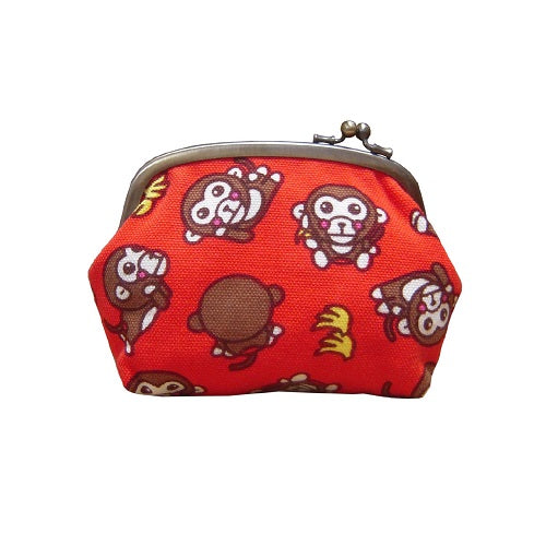 Small clasp pouch (monkey) – WABISUKE
